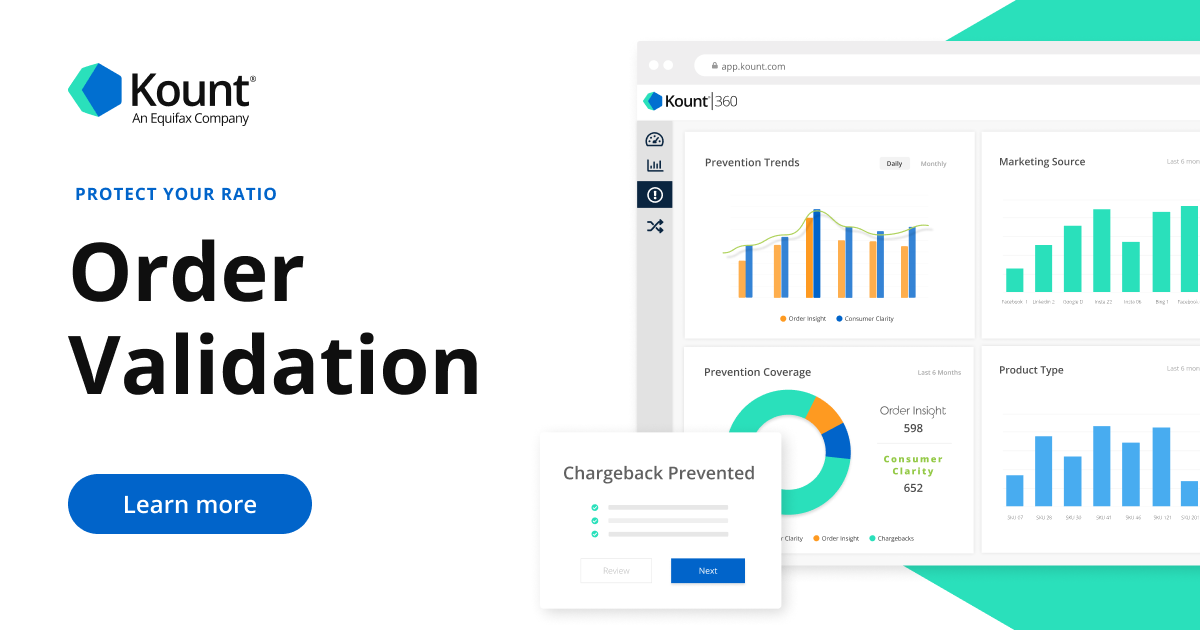Order Validation for Chargeback Prevention | Kount